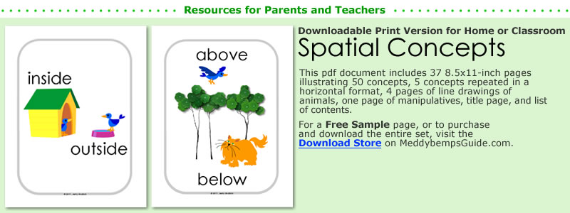 After you explore Spatial Concepts, discover more of Meddybemps.com ... After you explore Spatial Concepts, discover more of Meddybemps.com ...